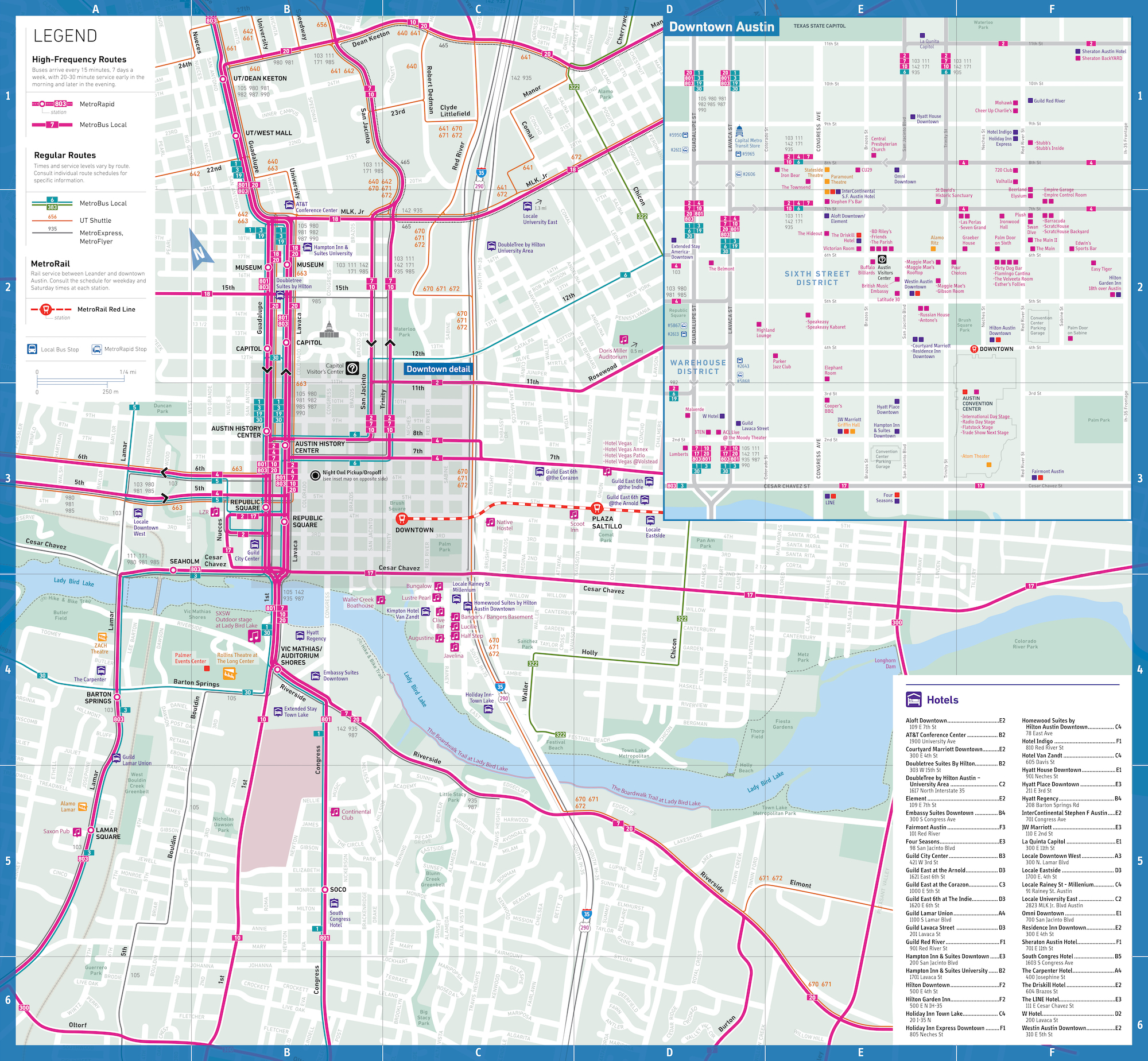 SXSW official map