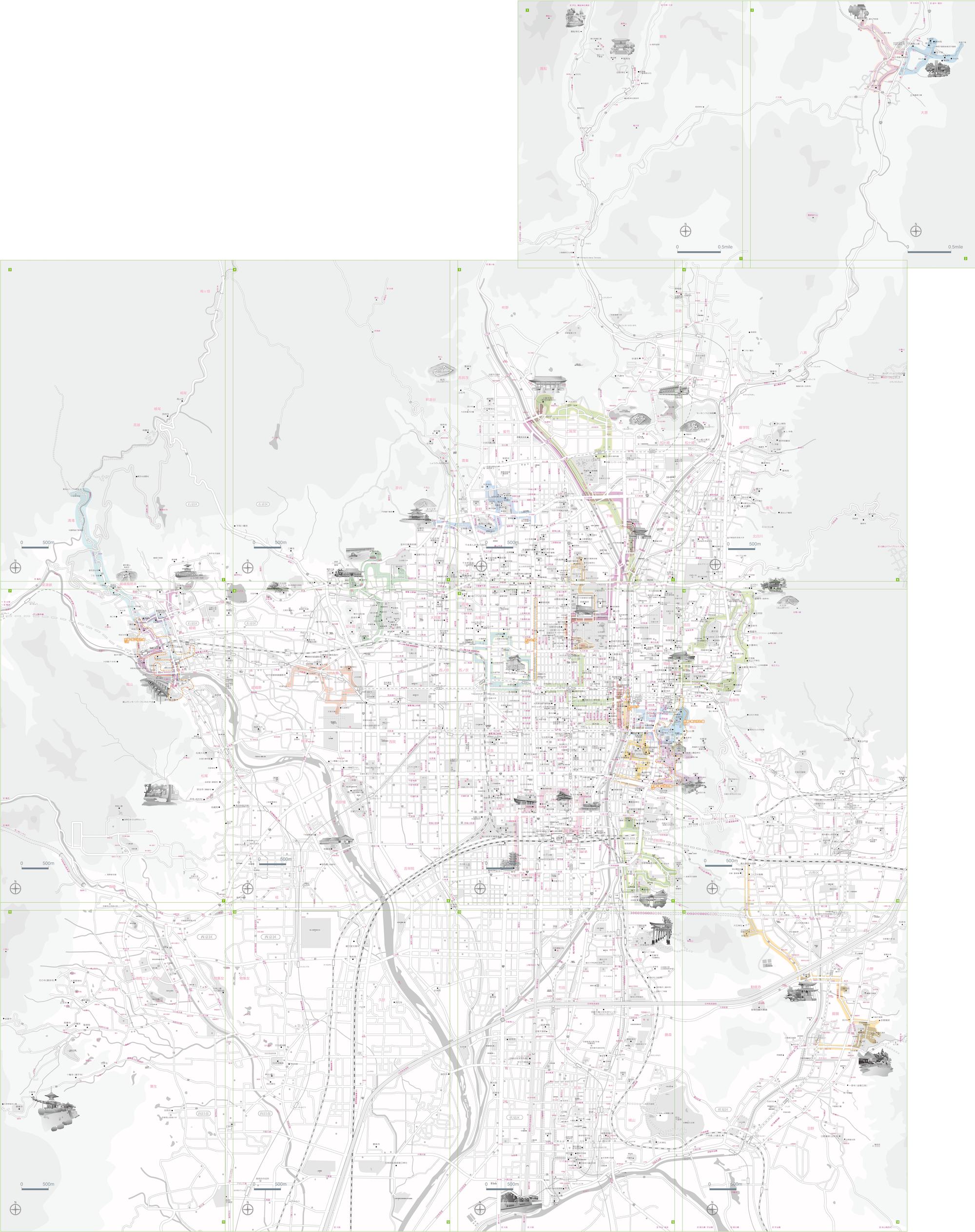 Kyoto City Maps